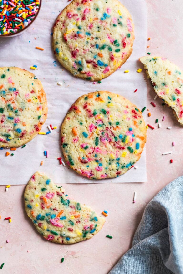 Funfetti Cookies- (Homemade) - Frosting and Fettuccine