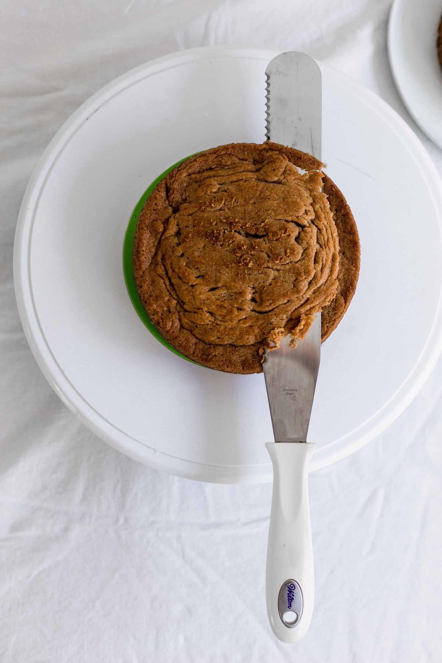 How to Bake & Stack a Two Tier Cake - Frosting and Fettuccine