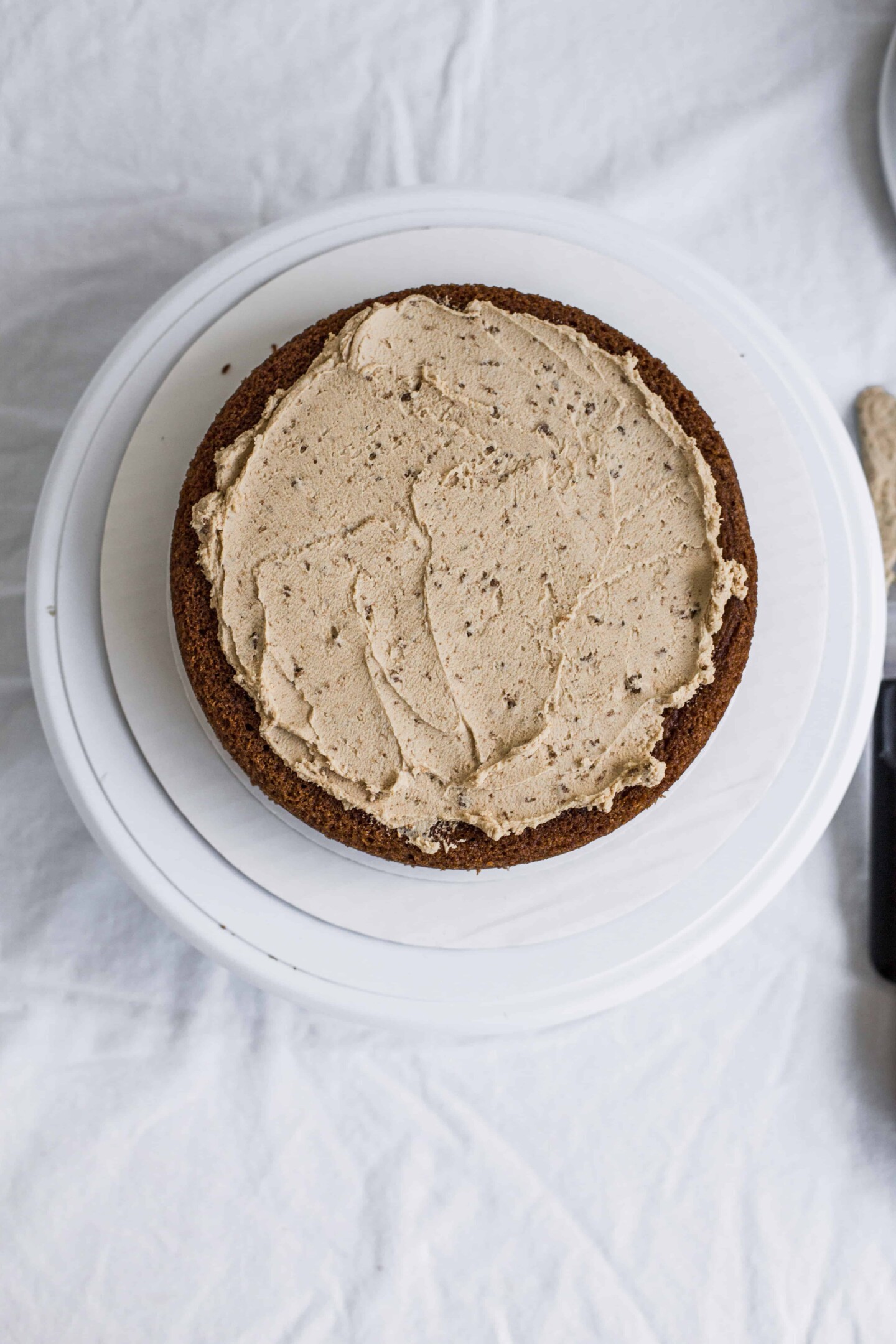 How to Bake & Stack a Two Tier Cake - Frosting and Fettuccine