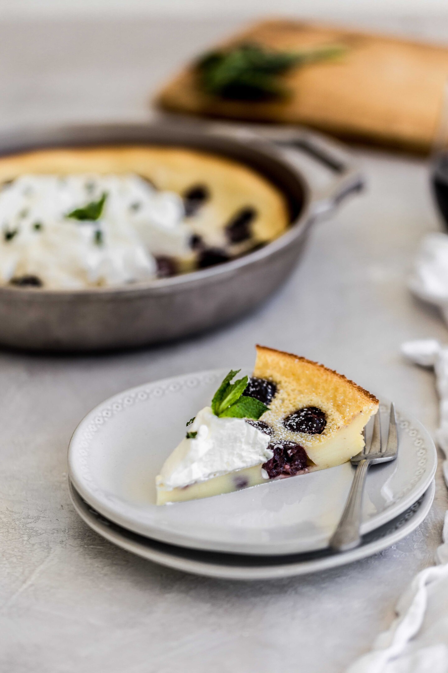 Clafoutis Recipe with Cherries and Bourbon - Frosting and Fettuccine