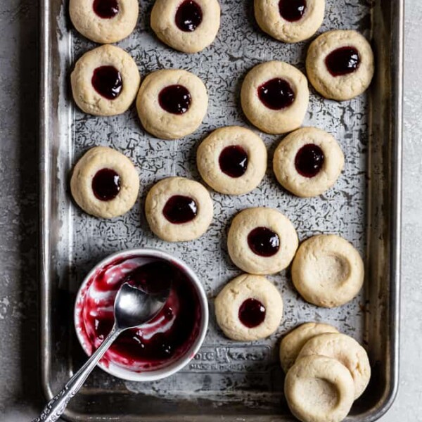 Cream Cheese Thumbprint Cookies with Raspberry Jam - Frosting and ...