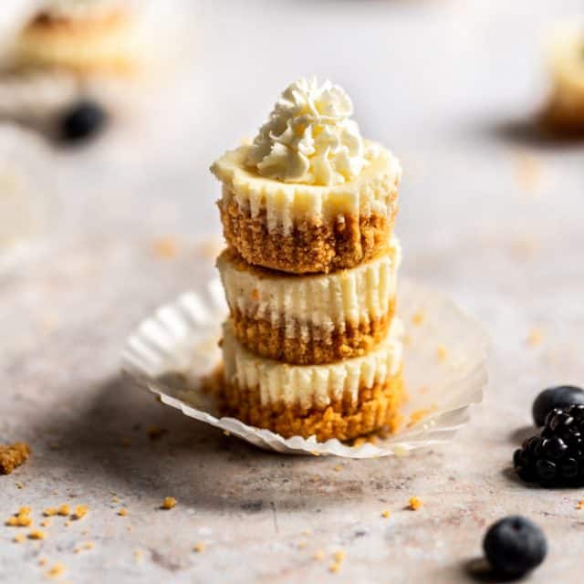 Easy Mini Cheesecake Bites - Frosting and Fettuccine
