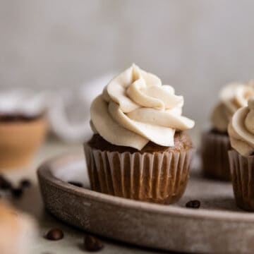 Easy and Moist Coffee Cupcakes - Frosting and Fettuccine
