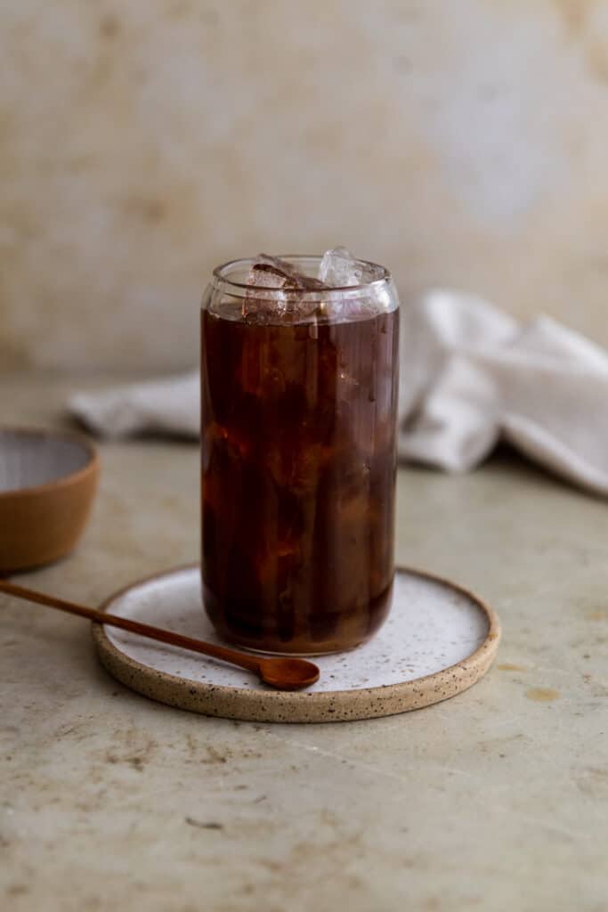 Easy Homemade Caramel Iced Coffee - Frosting and Fettuccine