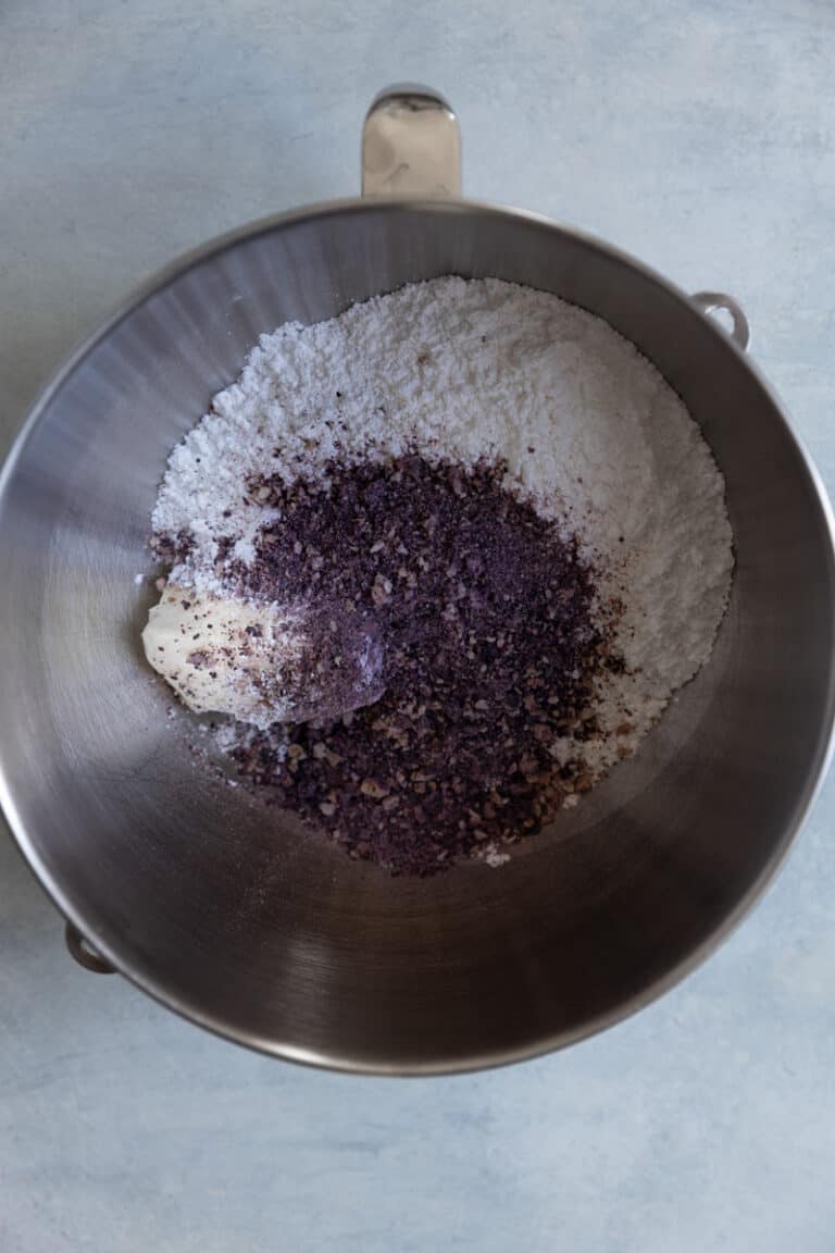 Fluffy and Easy Blueberry Frosting - Frosting and Fettuccine