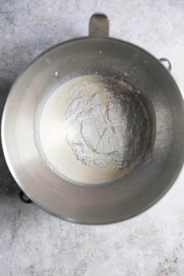 3 Ingredient Light Whipped Chocolate Frosting - Frosting and Fettuccine