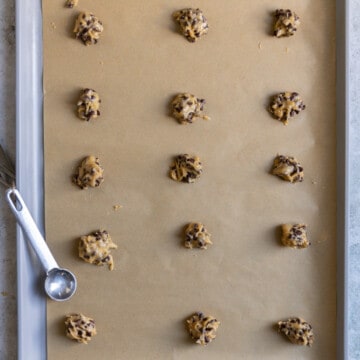 Bite Sized Mini Chocolate Chip Cookies - Frosting and Fettuccine