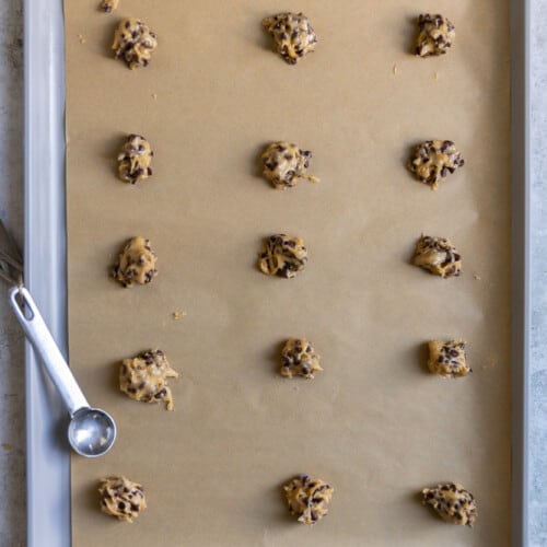 Bite Sized Mini Chocolate Chip Cookies - Frosting and Fettuccine