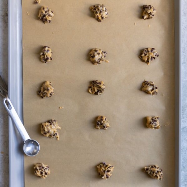 Bite Sized Mini Chocolate Chip Cookies - Frosting and Fettuccine