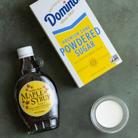 One Minute Easy Maple Glaze For Cake - Frosting and Fettuccine