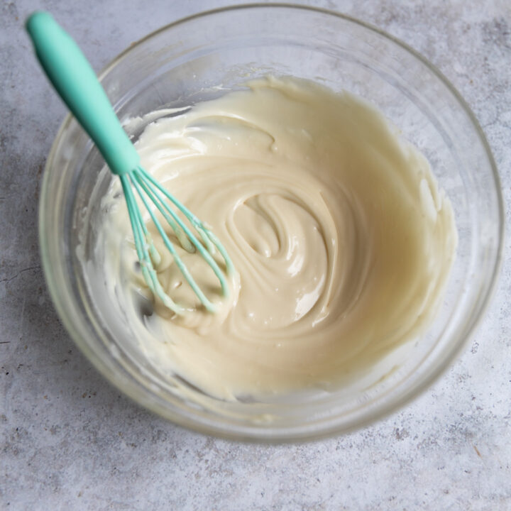 3 Minute Cream Cheese Glaze - Frosting and Fettuccine
