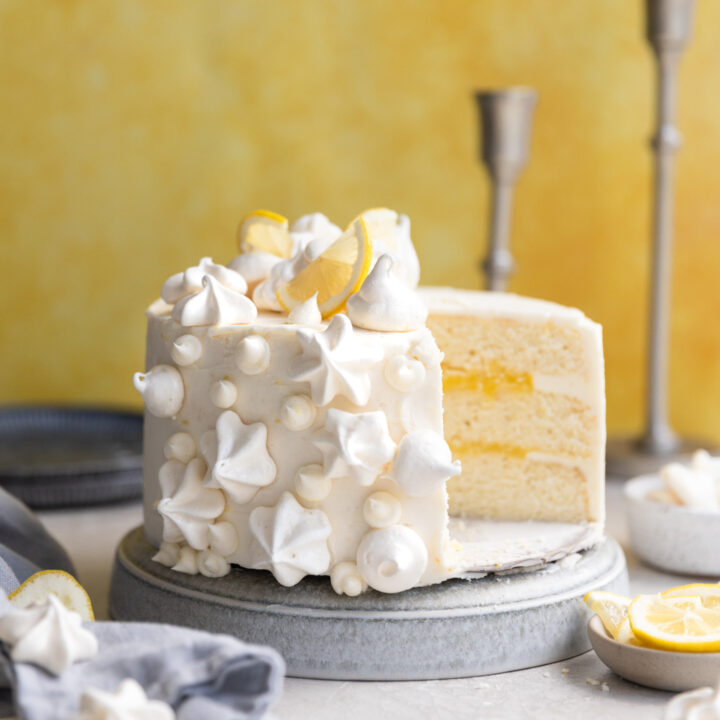 Moist and Zesty Lemon Curd Cake - Frosting and Fettuccine
