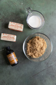 Quick Cook Easy Caramel Glaze Icing - Frosting and Fettuccine