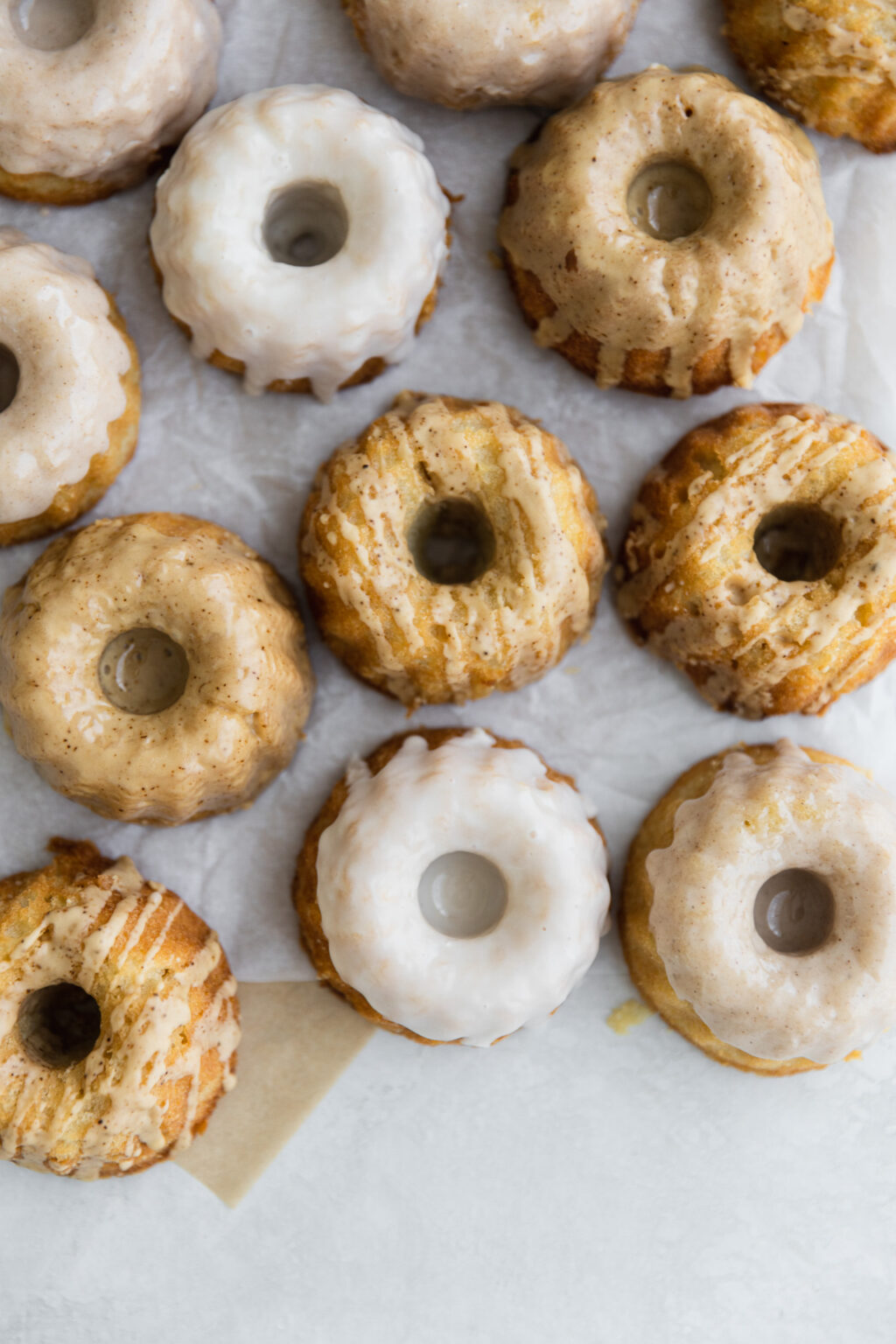 Easy and Moist Mini Bundt Cakes - Frosting and Fettuccine