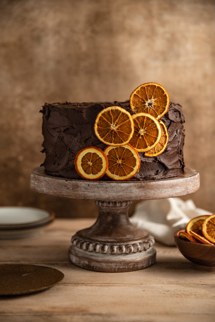 Moist and Easy Chocolate Orange Cake - Frosting and Fettuccine