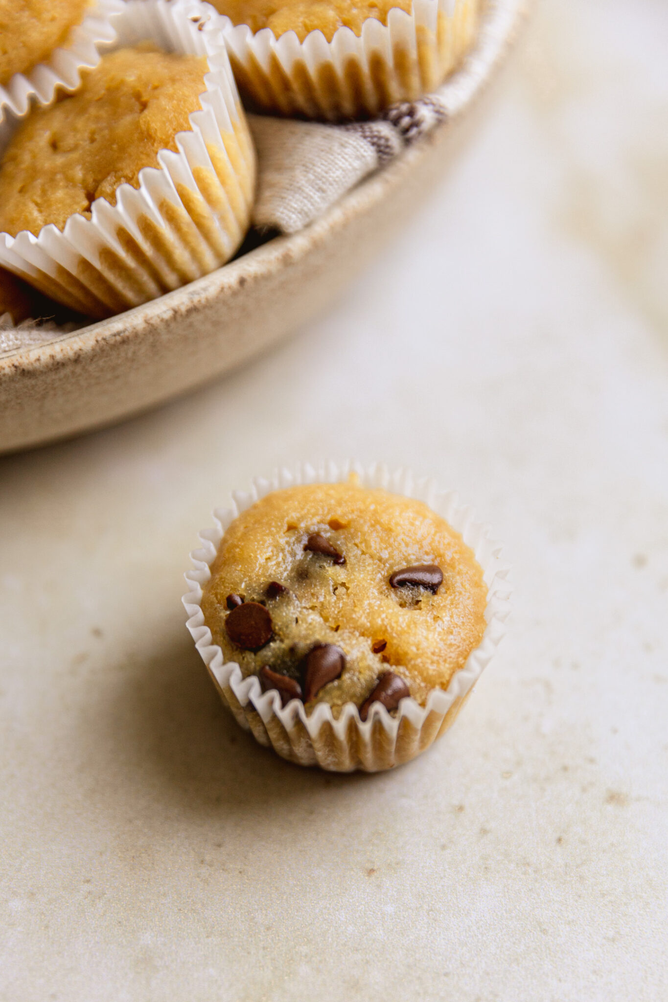 25 Minute Moist Mini Banana Muffins - Frosting and Fettuccine