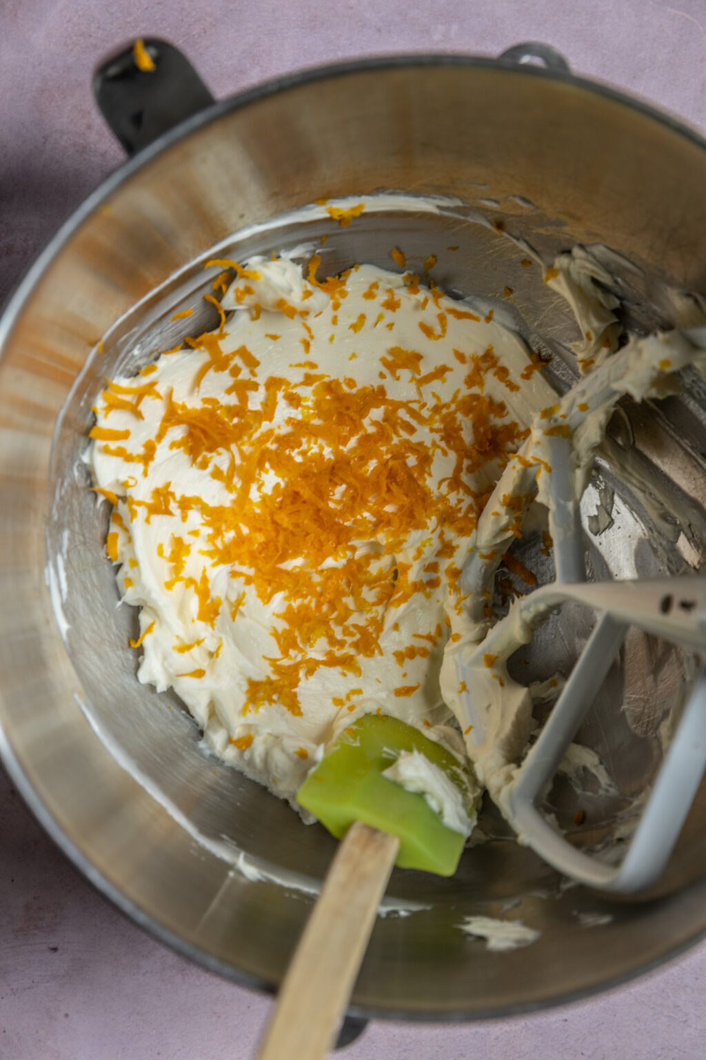 Creamy Orange Cream Cheese Frosting - Frosting and Fettuccine