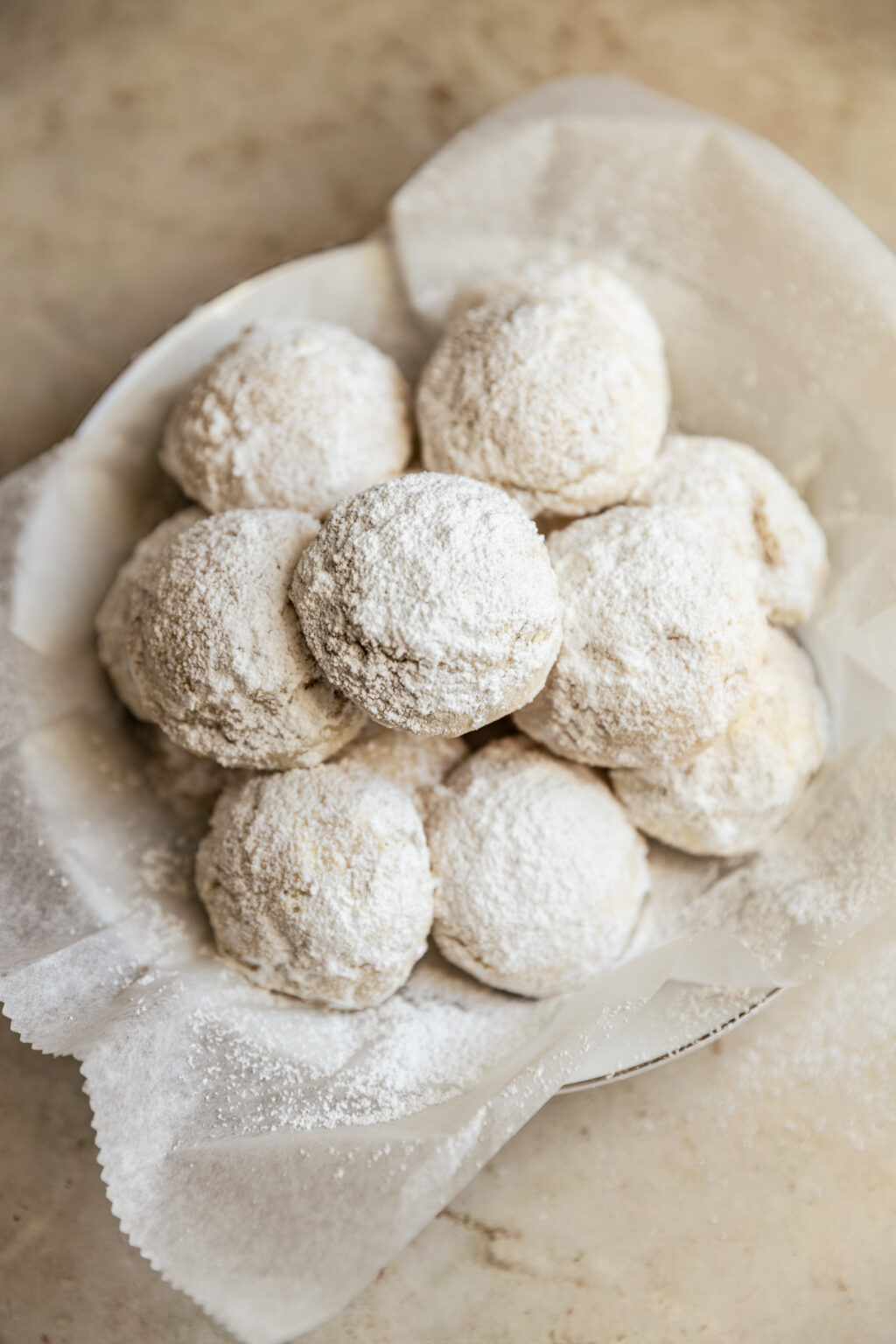 3 Ingredient Easy Snowball Cookies - Frosting and Fettuccine