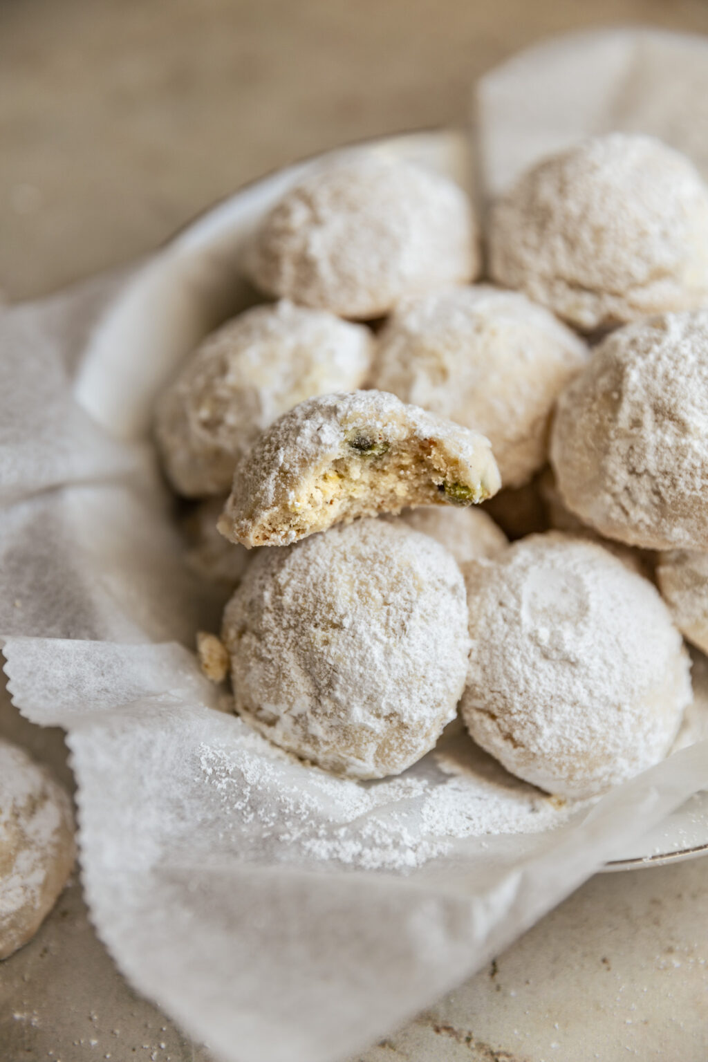 3 Ingredient Easy Snowball Cookies - Frosting and Fettuccine