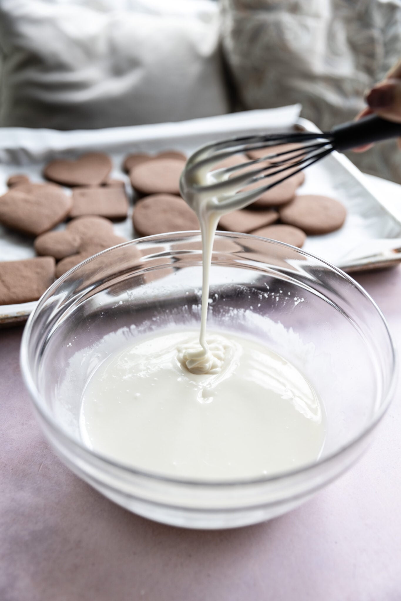 3 Minute Cookie Icing (No Piping Bags!) - Frosting and Fettuccine