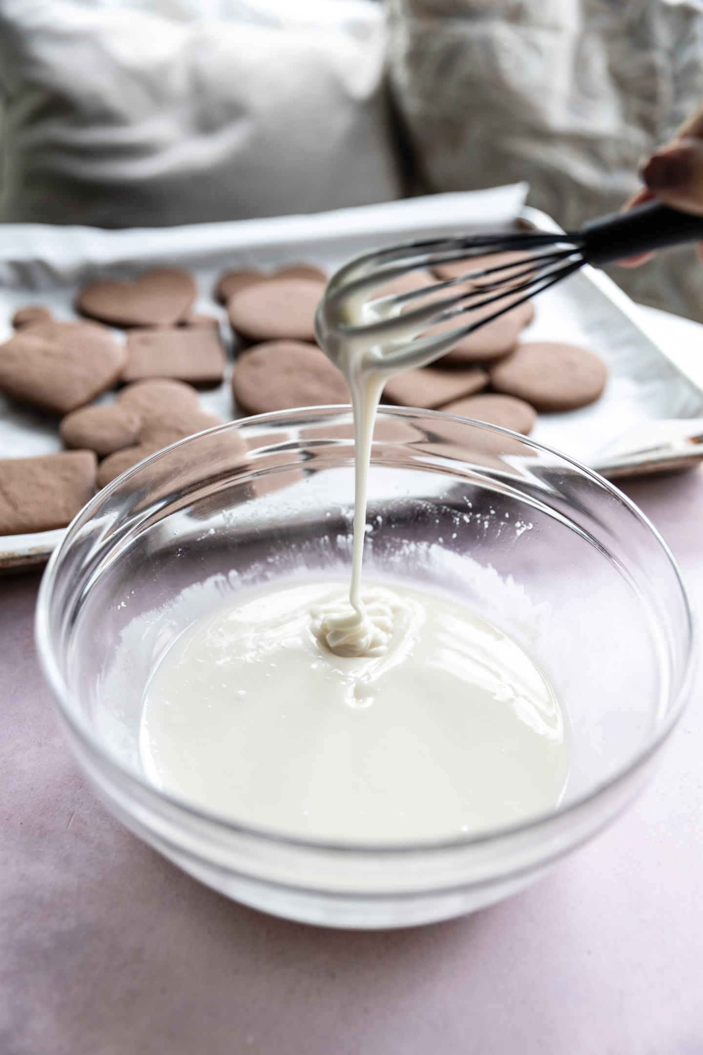 3 Minute Cookie Icing (No Piping Bags!) - Frosting and Fettuccine