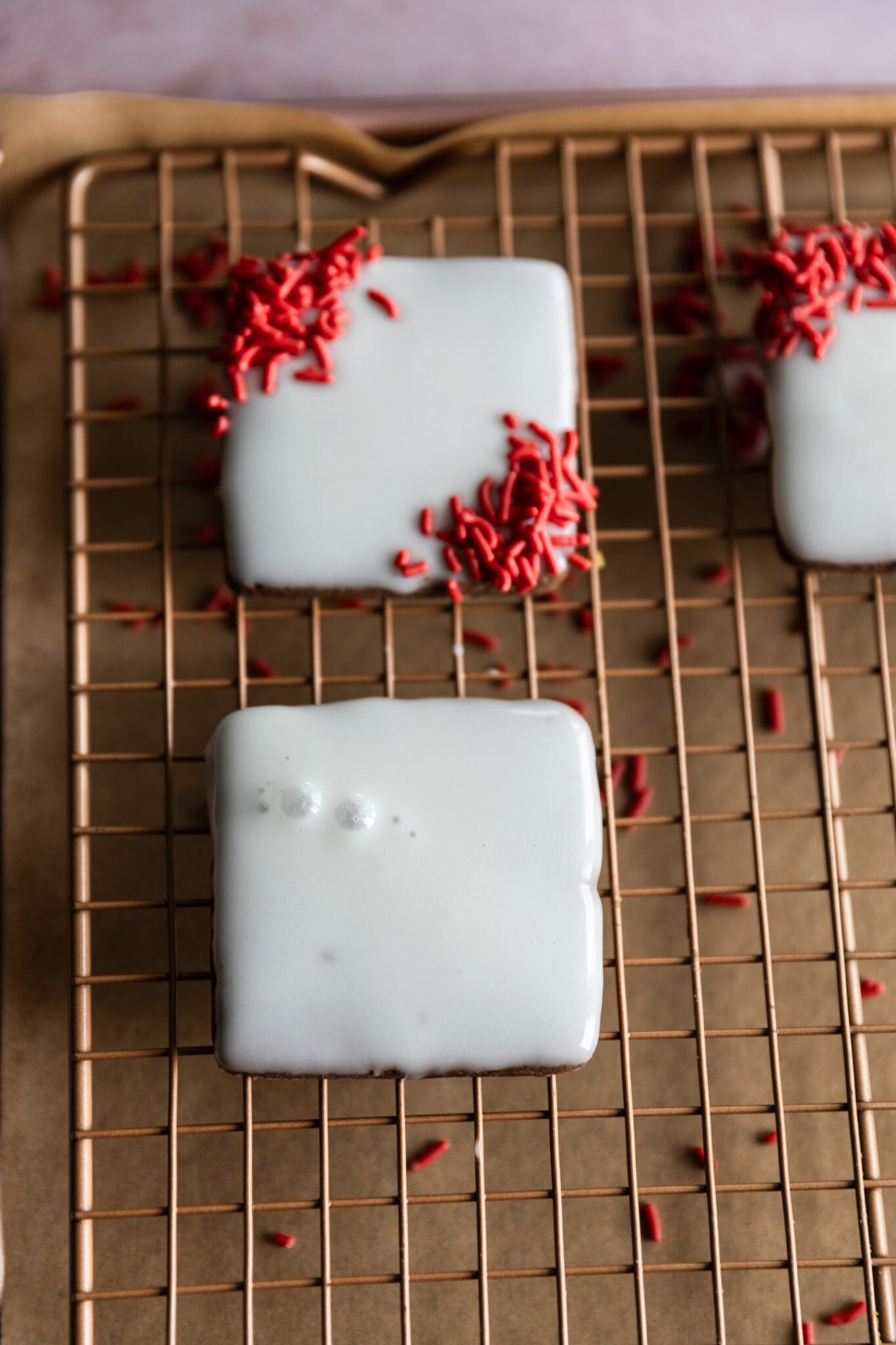 3 Minute Cookie Icing (No Piping Bags!) - Frosting and Fettuccine