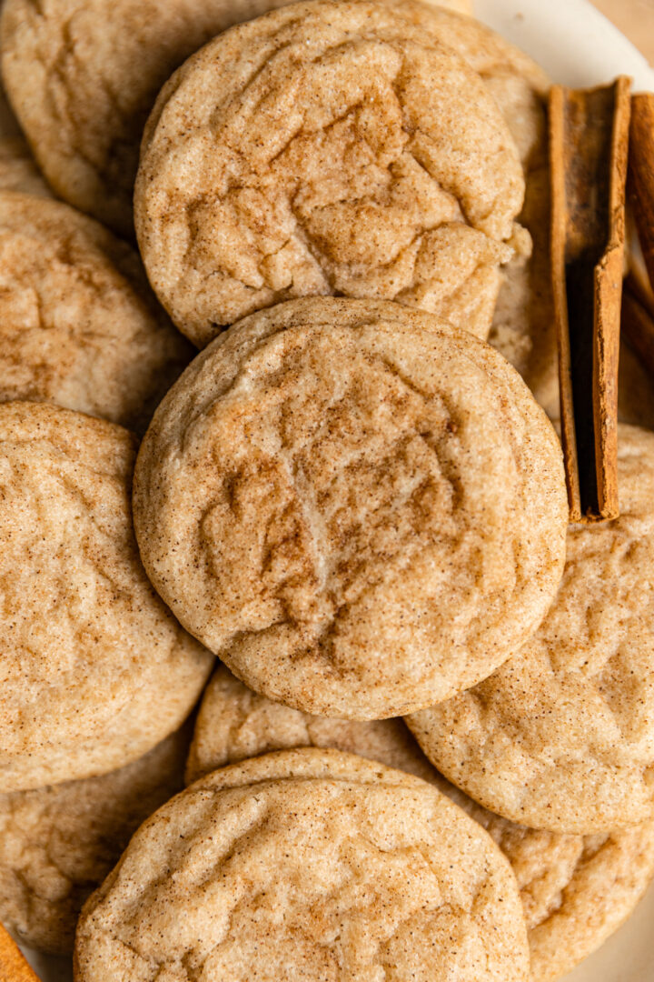 Quick and Chewy Cinnamon Sugar Cookies - Frosting and Fettuccine